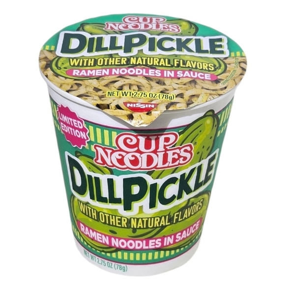 nissin | Other | Dill Pickle Ramen Nissin Cup Noodles Limited Edition ...